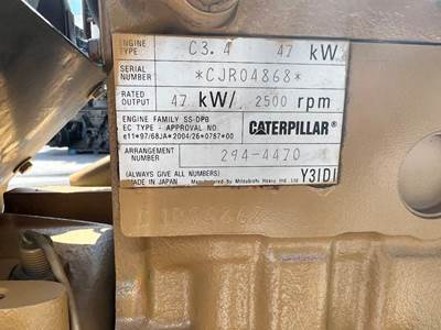 2008 Caterpillar C3.4B Engine For Sale | Miami, FL | 4453-0308223 ...