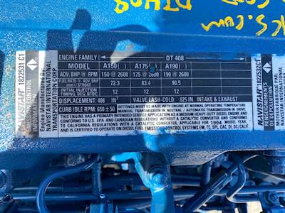 1995 International DT408 Engine For Sale | Miami, FL | 1964-0312207 ...