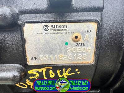 2021 Allison 2500RDS Transmission For Sale | Miami, FL | 7143-0828243 ...