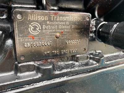 1996 Allison HT 750 DRD Transmission For Sale | Miami, FL | 3922 ...