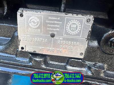 1995 Allison HT750DR Transmission For Sale | Miami, FL | 7067-0718243 ...