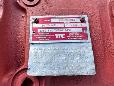 2007 Spicer ES56-7B Transmission For Sale | Miami, FL | 5312-1101228 ...