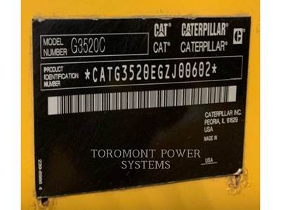 2012 Caterpillar G3520C Generator For Sale, 43,997 Hours | Kanata, QC ...
