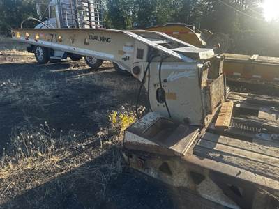 2008 Trail King 55 Ton Lowboy Trailer - RGN, Air, 22' Well, 10' Spread ...