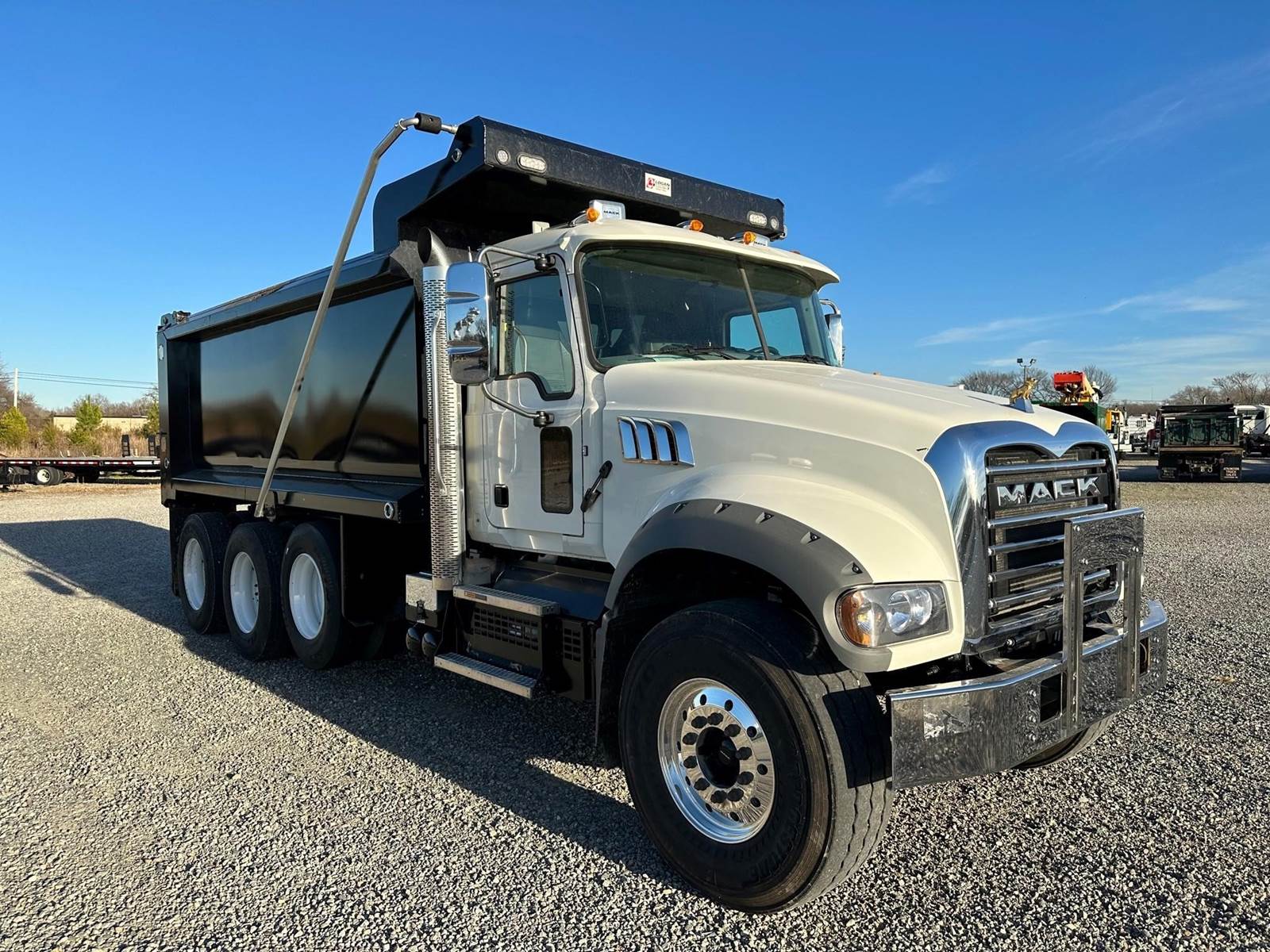 2023 Mack Granite 64FR Tri Axle Dump Truck - MP8 455HP, 12 Speed M Drive Automatic, 16' Dump For ...