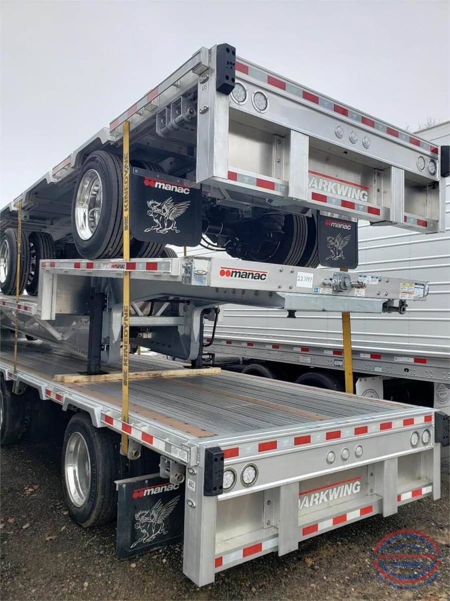 2025 Manac (2) 53FT ALL ALUM DROP DECK FLATBEDS-*FET INCLUDED Drop Deck ...