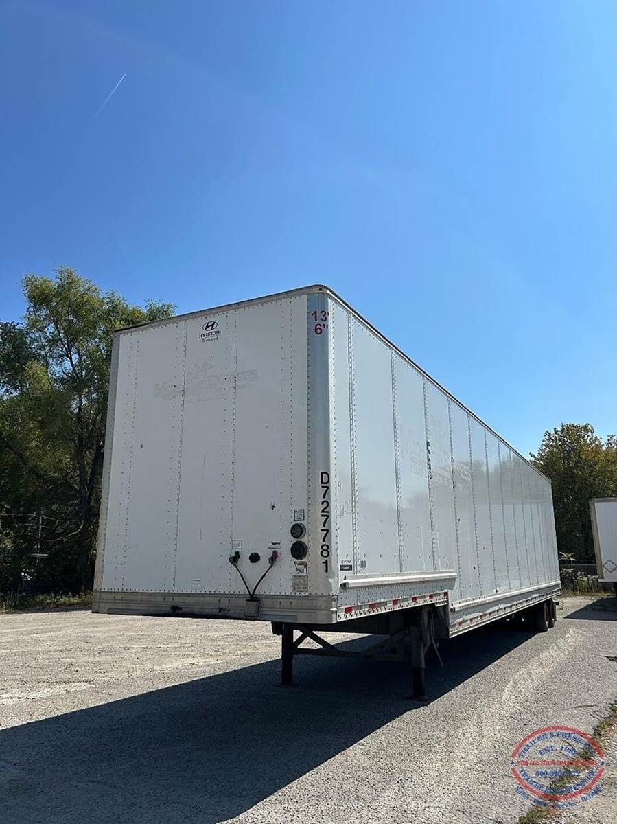 2017 Hyundai 53x102 Tandem Axle Combination Drop Frame Trailer - Air ...