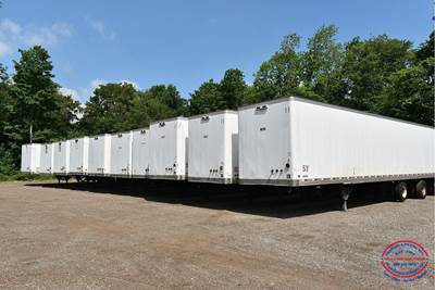 2018 Hyundai (10) 53FT TRI AXLE DRY VANS- PLASTIC LINED- ALUM R Dry Van ...