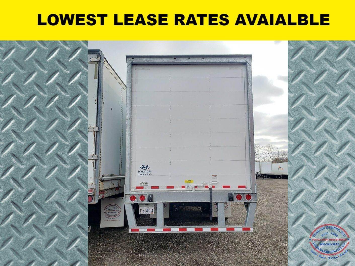 2024 Hyundai 53 ft Dry Van Trailer - Roll up Door, Air Ride, Sliding ...
