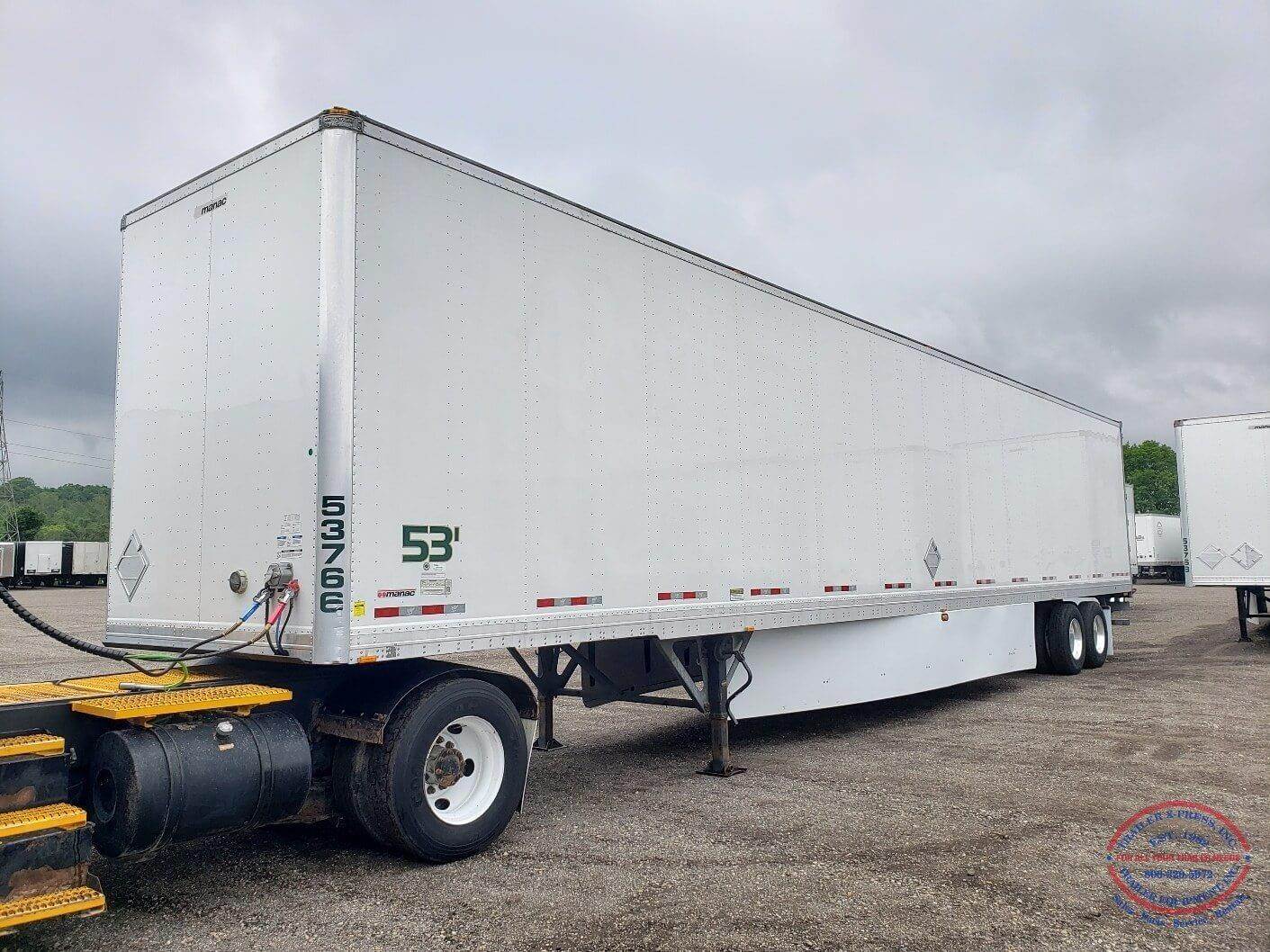 2021 Manac (10) 53FT DRY VANS -SKIRTS- ROOF SCUFF Dry Van Trailer For ...