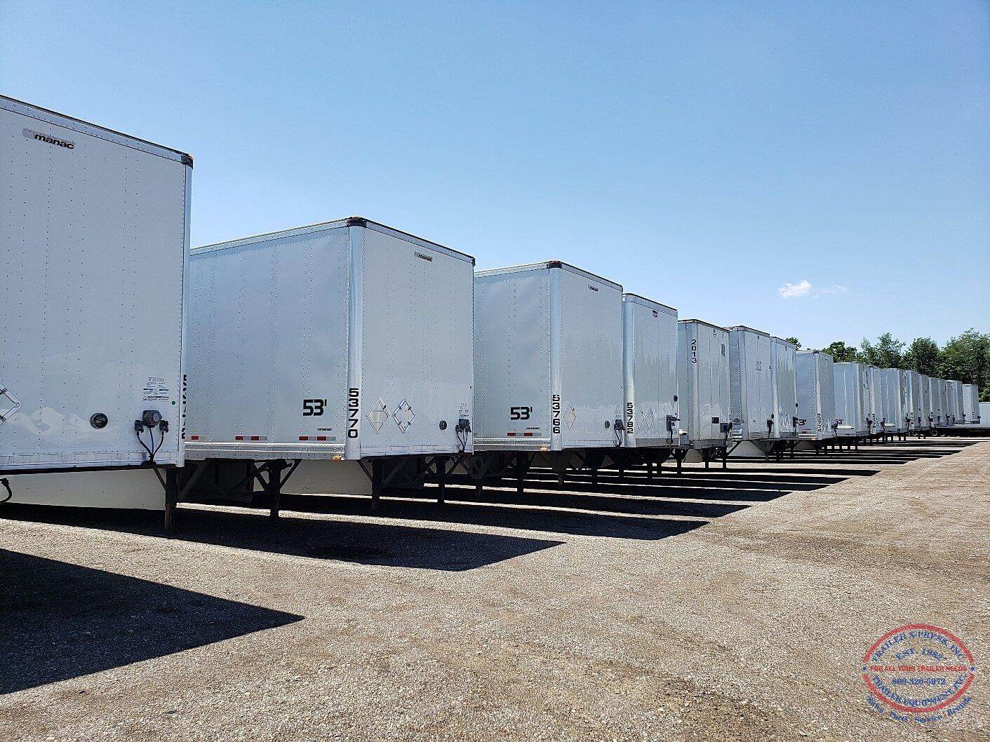 2021 Manac (10) 53FT DRY VANS -SKIRTS- ROOF SCUFF Dry Van Trailer For ...