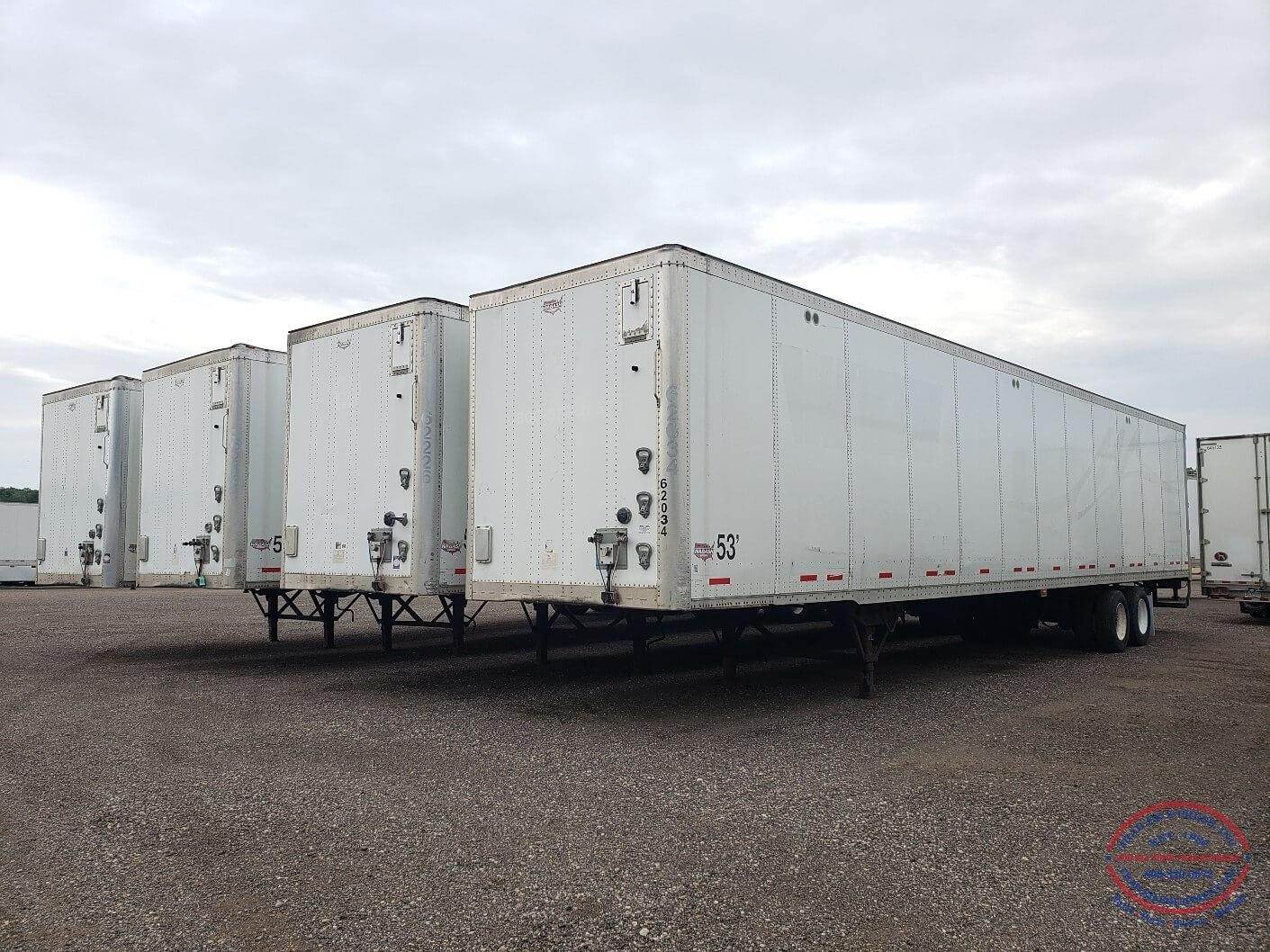 2012 Wabash (63) 53FT COMPOSITE DRY VANS W/ ALUM ROOF Dry Van Trailer ...
