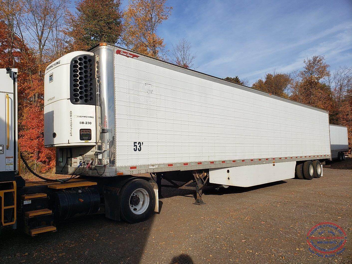 2012 Great Dane (3) 53FT REEFERS- DUCT FLOOR- TIRE INFLATION Reefer ...