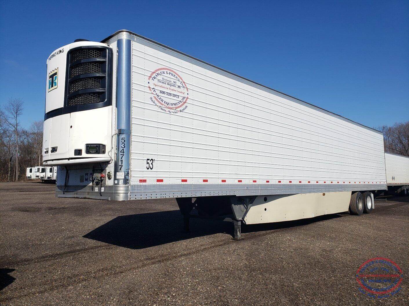 2015 Hyundai 53 ft Reefer Trailer - Sliding Axle, Swing Door, Thermo ...