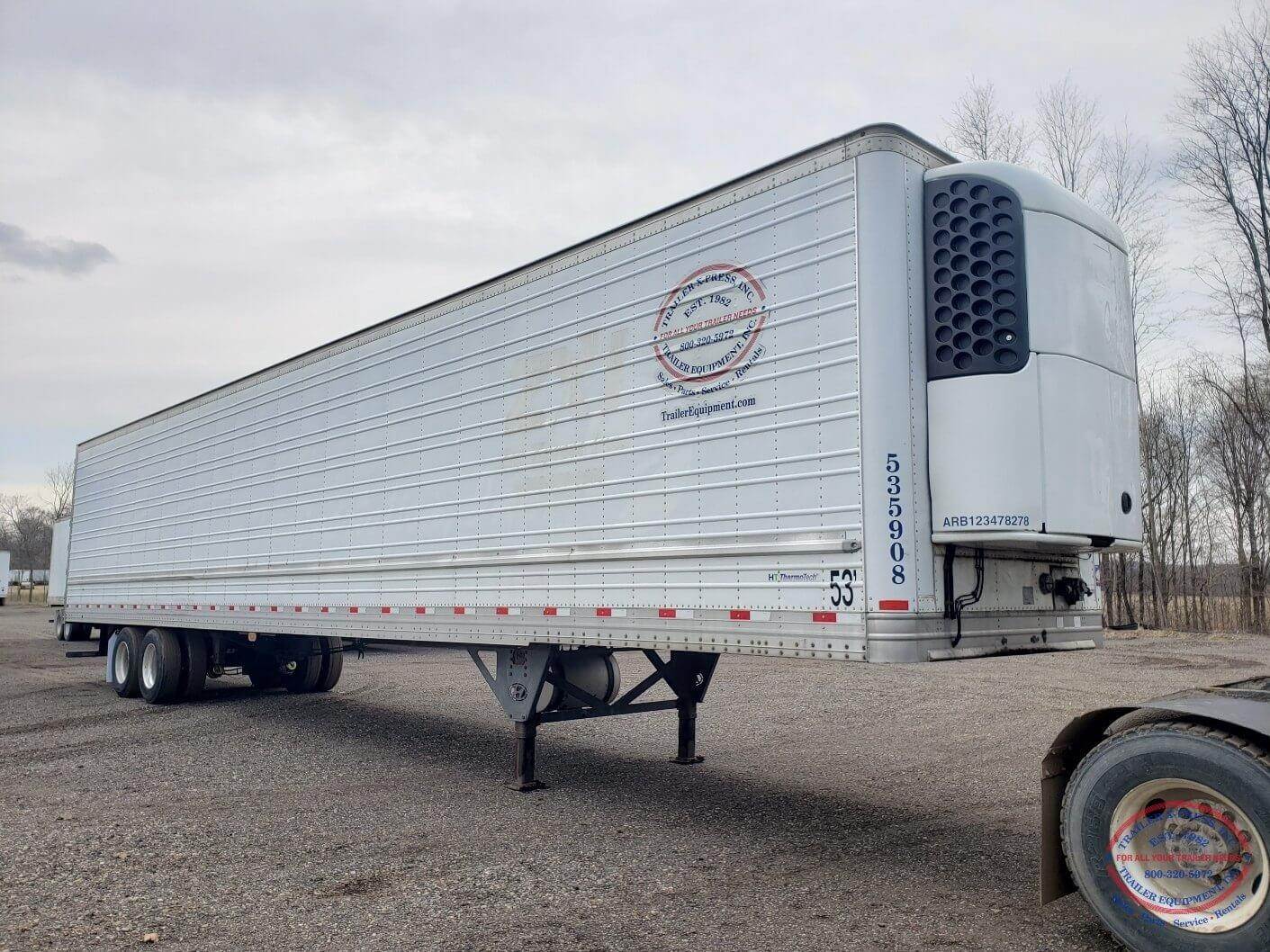 2014 Hyundai 53 ft Reefer Trailer - Sliding Axle, Swing Door, Thermo ...
