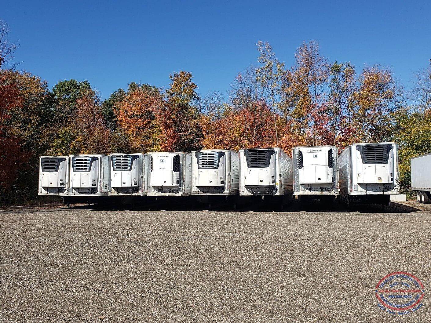 2017 Hyundai (8) 53FT REEFERS- FLAT FLOOR- SIDE SKIRTS Reefer Trailer ...