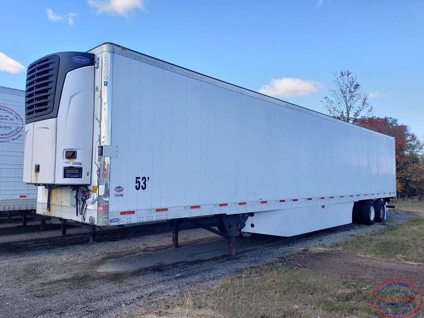2011 UTILITY (4) 53FT REEFERS- DUCT FLOOR- TIRE INFLATION Reefer ...