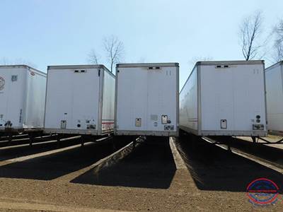 2007 Trailmobile (5) 53FT STORAGE TRAILERS- ALUM FLOOR- TRANS ROOF ...
