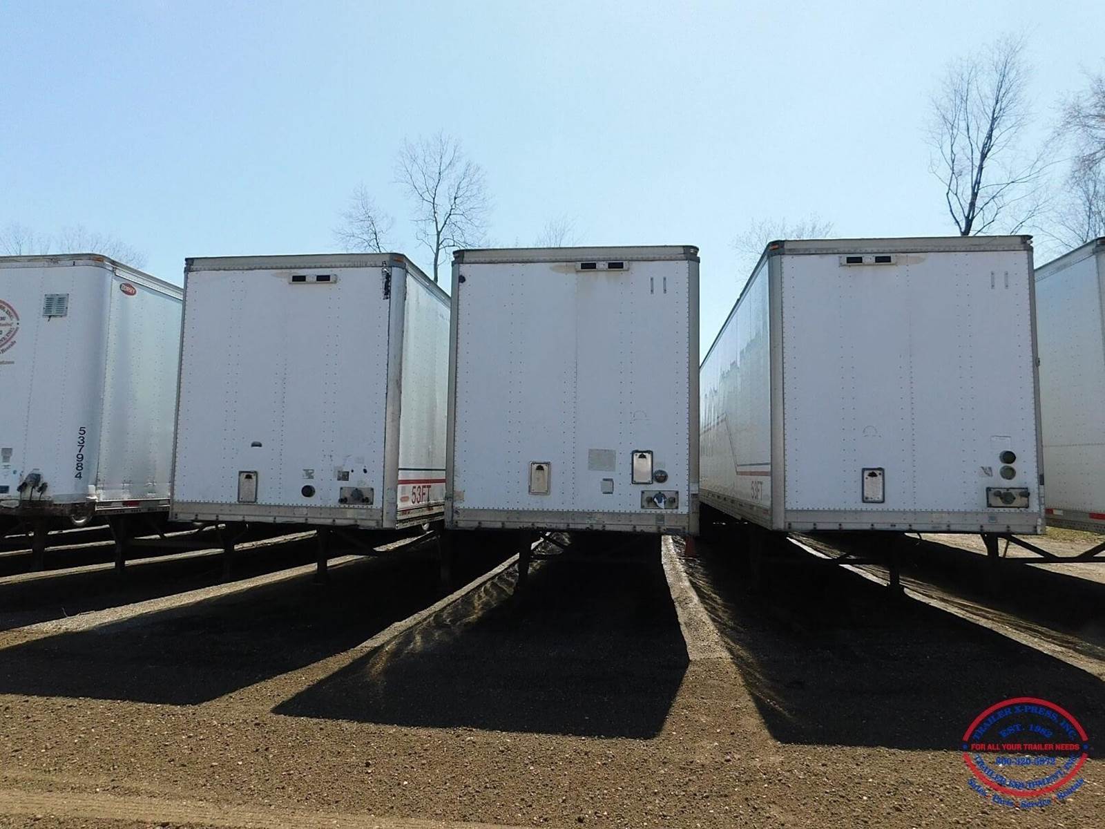 2007 Trailmobile (5) 53FT STORAGE TRAILERS- ALUM FLOOR- TRANS ROOF ...