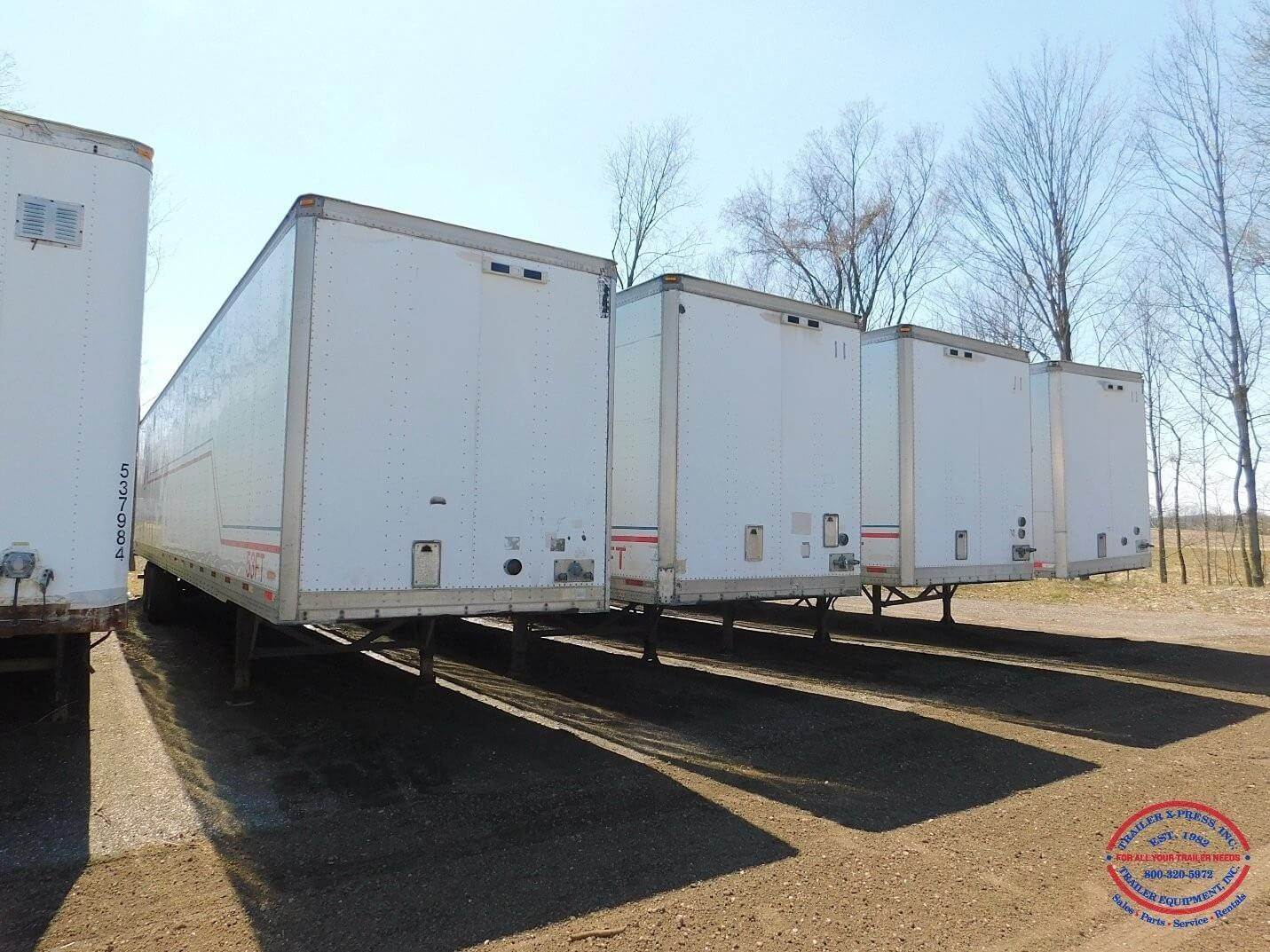 2007 Trailmobile (5) 53FT STORAGE TRAILERS- ALUM FLOOR- TRANS ROOF ...