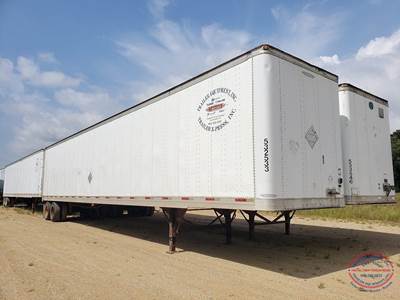 Trailmobile 53FT STORAGE TRAILERS- ROLL DOOOR- PLYWOOD LINED Storage ...