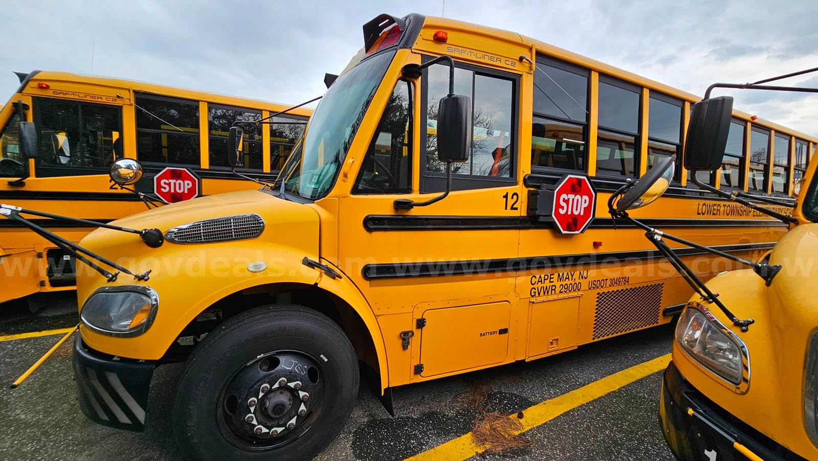 5 Lots: 2015 & 2017 Thomas C2 Buses For Sale | Cape May, NJ | 3093 ...