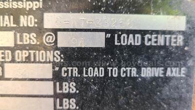 1995 Taylor TECDS-150H Container Handler / Side Loader For Sale, 4,670 ...