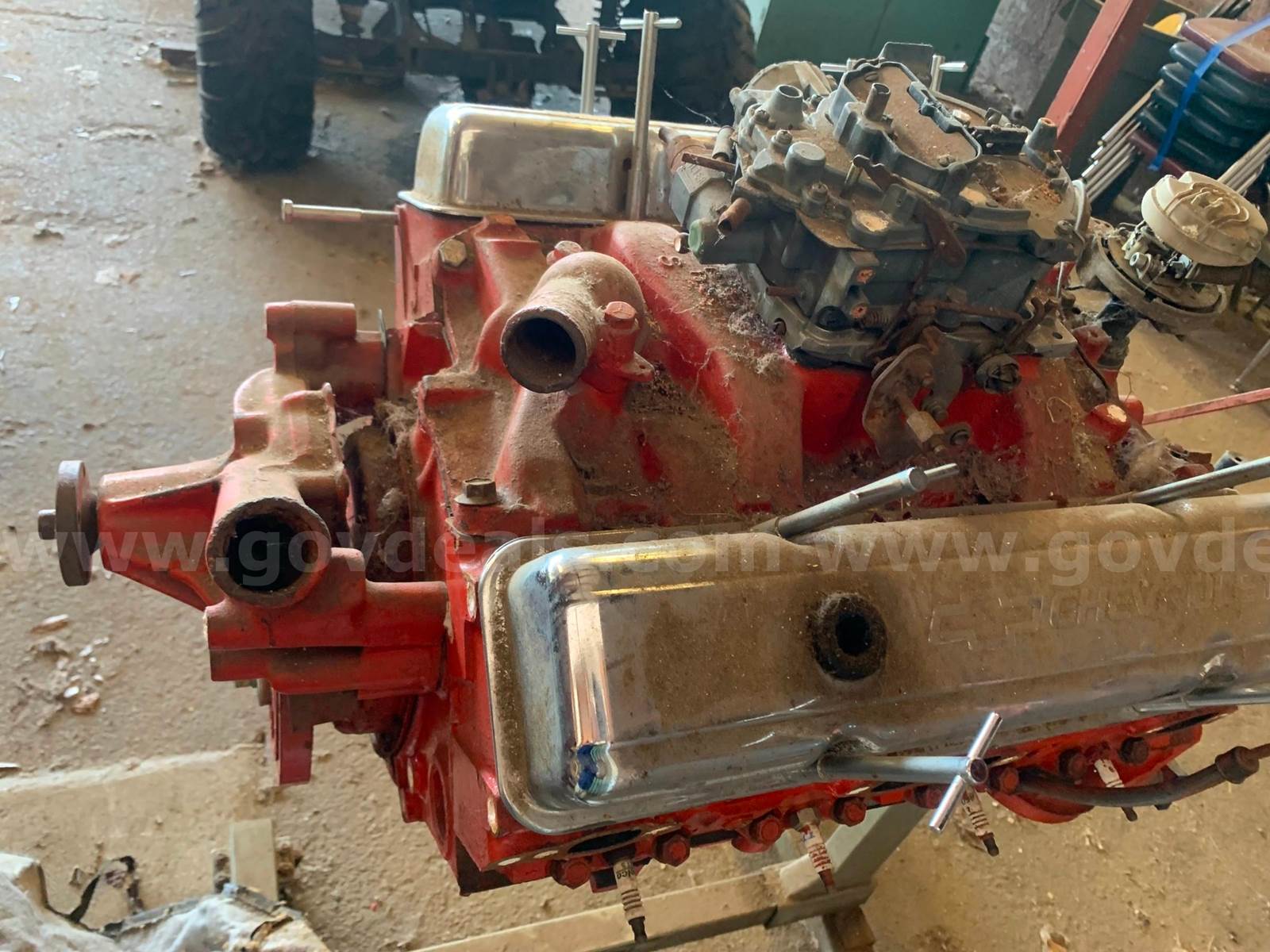 350 CHEV ENGINE AND STAND For Sale | Eatonton, GA | 8164-135 ...