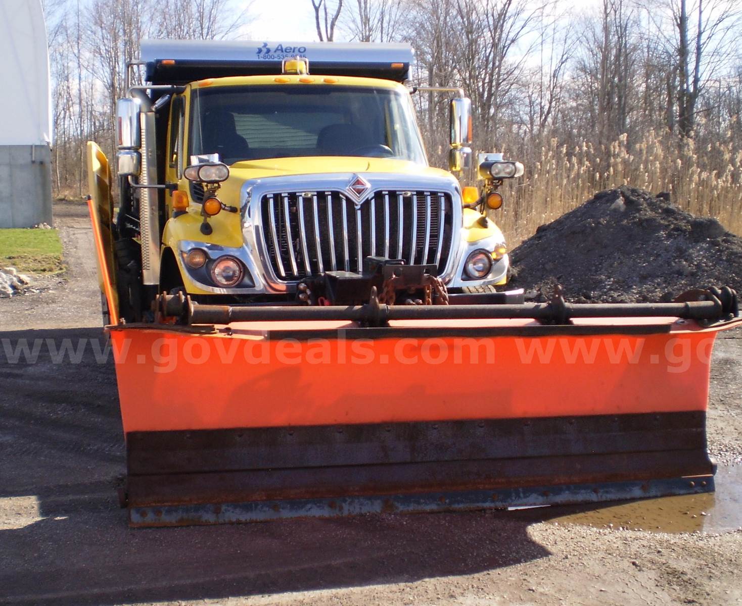 2009 International 7400 Plow / Spreader Truck For Sale, 35,082 Miles ...