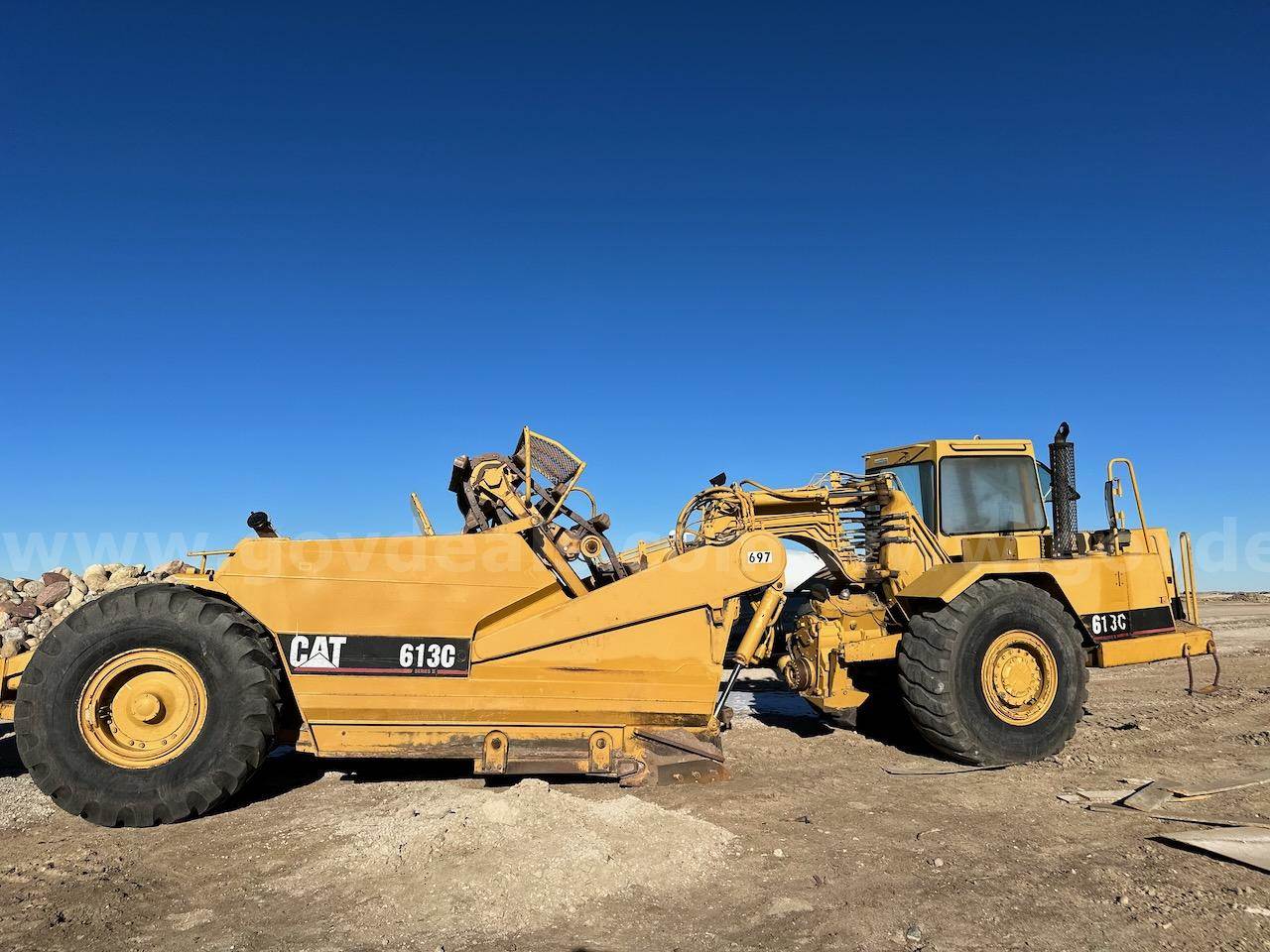 2002 Caterpillar 613C Motor Scraper For Sale, 7,343 Hours | Sheridan ...