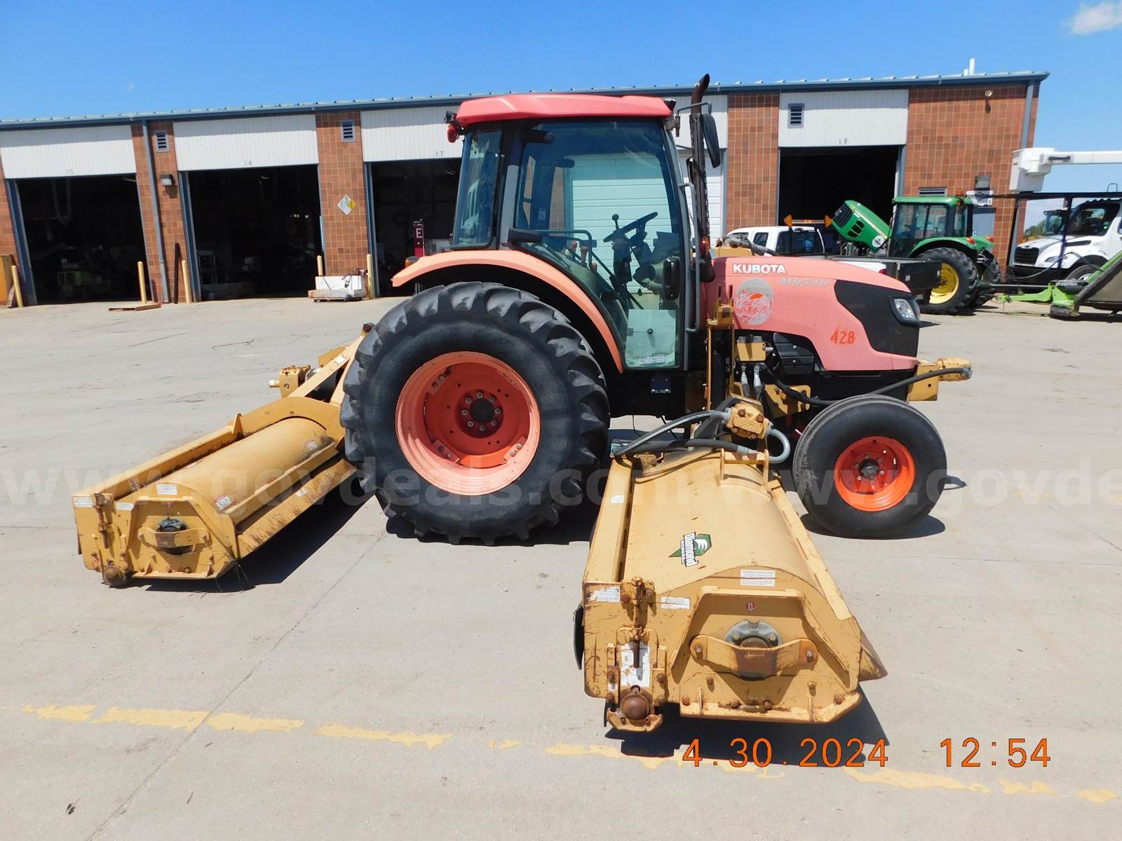 2012 Kubota M9540 Tractor - Mower For Sale, 2,127 Hours | Decatur, IL ...