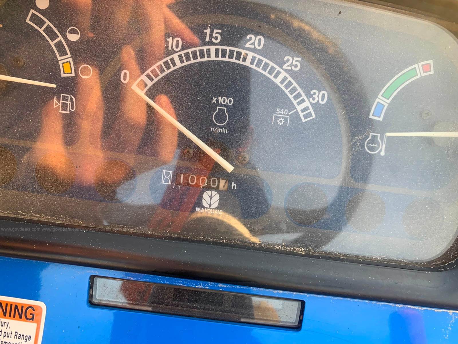 New Holland T1030 Tractor with Snow Blade & 60" Mower Deck For Sale ...