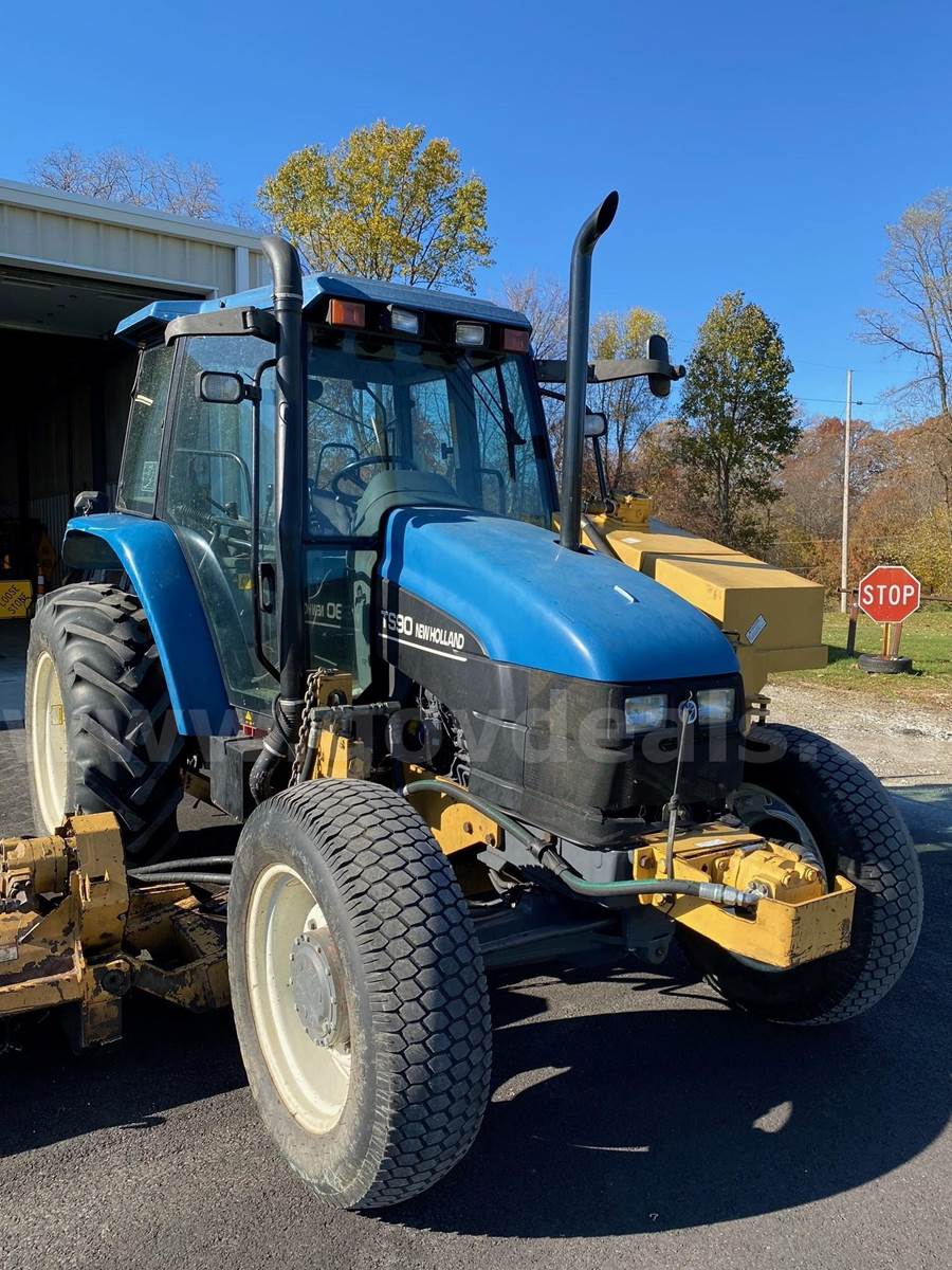 1999 New Holland TS90 Tractor - Tiger Mower For Sale, 5,965 Hours ...