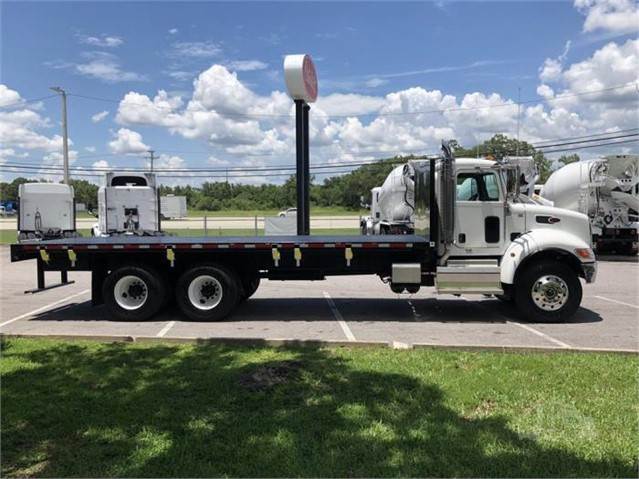 2020 Peterbilt 348- 24 ft Flatbed Truck-PX9 330HP- Allison Auto ...