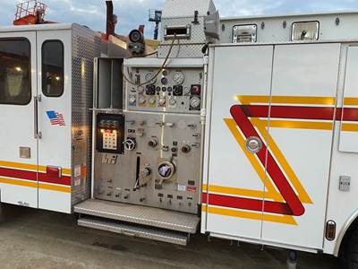 1994 Simon Duplex Fire Truck 75' Ladder/Pumper For Sale, 17,000 Miles ...