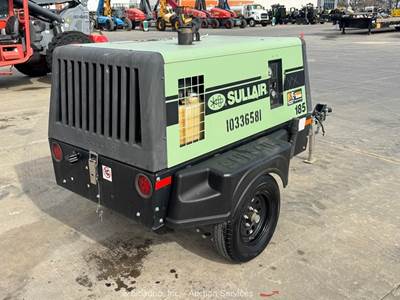 2021 Sullair 185DPQ 185 CFM Towable Air Compressor 125 PSI Diesel ...