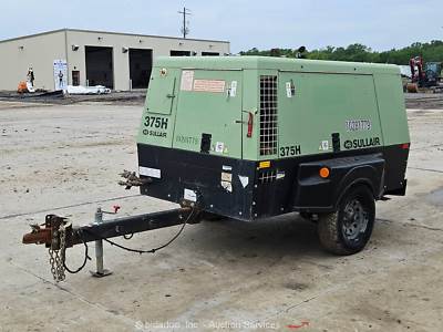 2019 Sullair 375H JD3 375 CFM Towable Air Compressor John Deere For ...