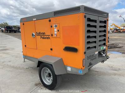 2019 Sullivan Palatek D375PHJD4 375 CFM Towable Air Compressor 150 PSI ...