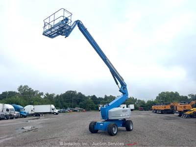 2015 Genie Z-80/60 80' 4WD Diesel Articulating Boom Lift Aerial ...