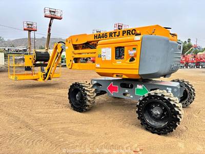 2020 Haulotte HA46RTJ PRO 46' 4WD Diesel Articulating Boom Lift Man Jib ...