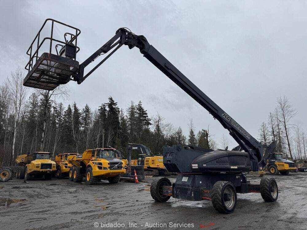 2010 JLG 1250AJP 125' 4WD Diesel Articulating Boom Lift Man Aerial Jib ...