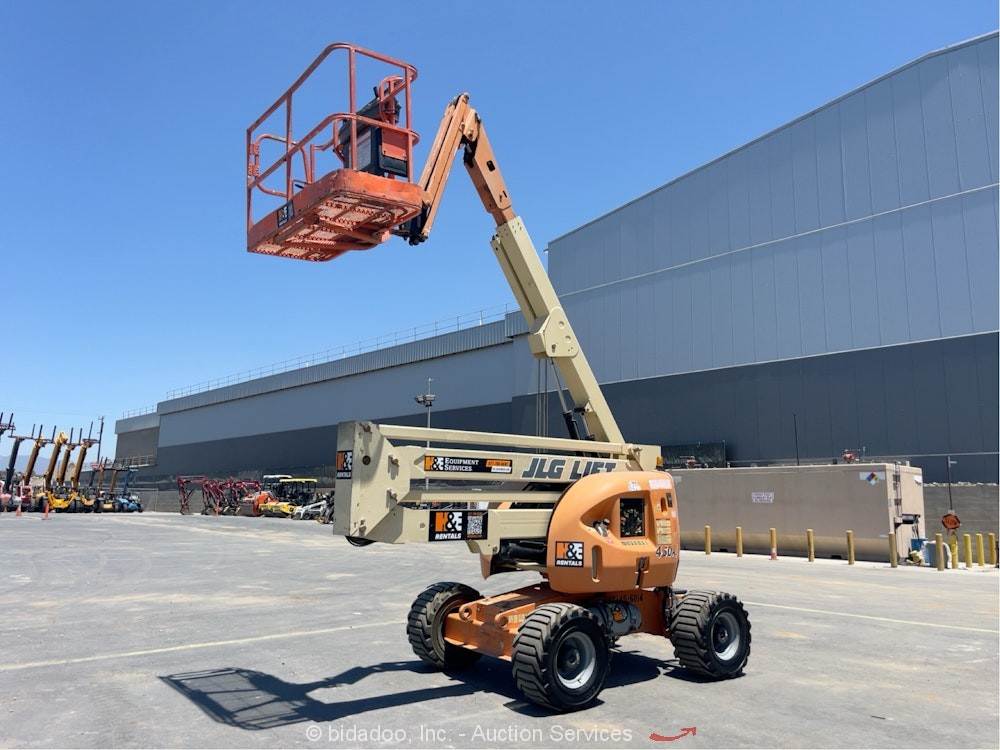 2006 JLG 450AJ 45' 4WD Dual Fuel Articulating Boom Lift Aerial Platform ...