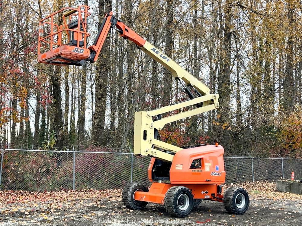 2017 JLG 450AJ 45’ 4WD Diesel Articulating Boom Lift Man Aerial ...