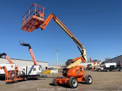 2012 JLG 600AJ 60' Articulating Boom Lift Man Aerial Platform Manlift ...