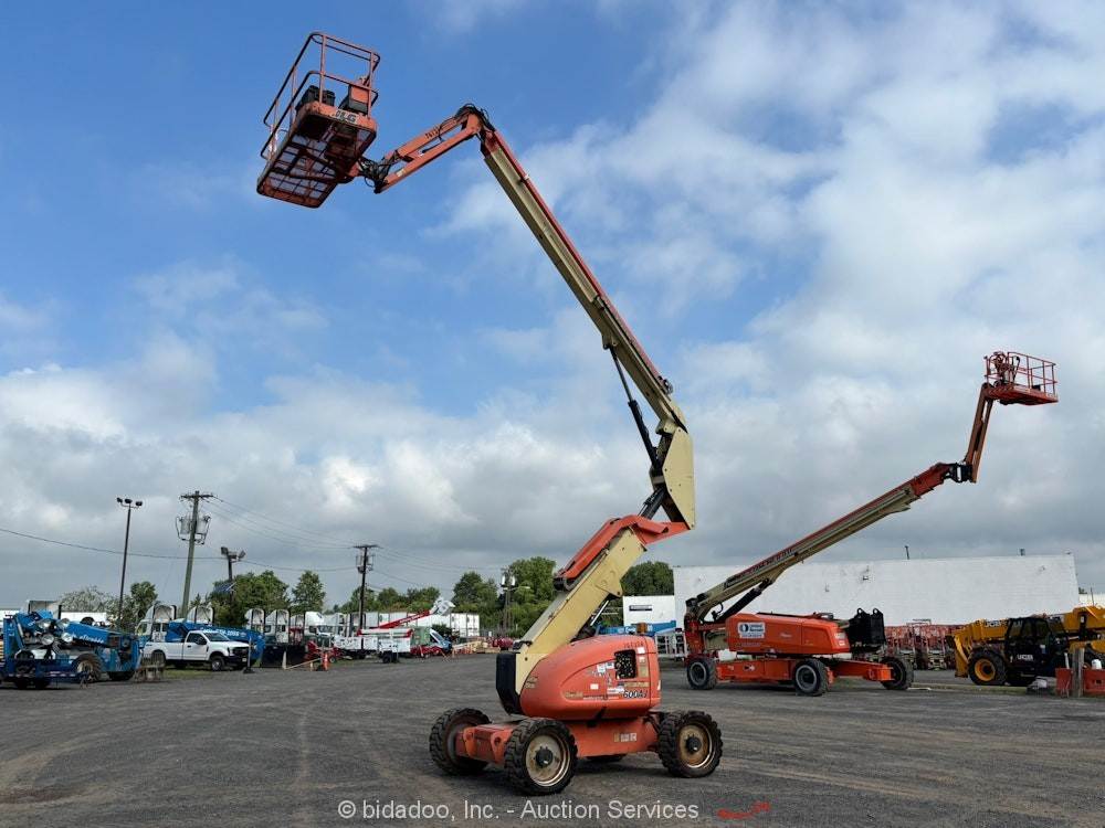 2006 JLG 600AJ 60' 4WD Diesel Articulating Boom Lift Man Aerial bidadoo ...