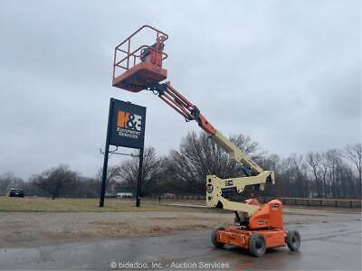 2014 JLG E450AJ 45' Electric Articulating Boom Lift Man Aerial Platform ...