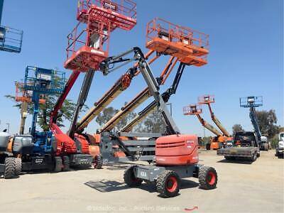 2015 Skyjack SJ46AJ 46' 4WD Articulating Boom Lift Man Aerial Platform ...