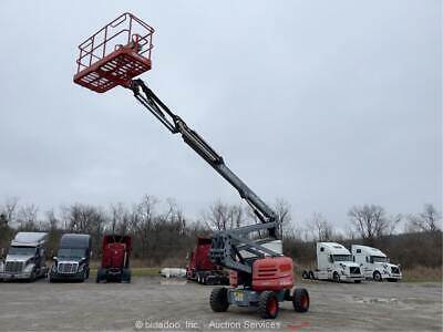 2014 Skyjack SJ63AJ 63' 4WD Diesel Articulating Boom Lift Man Aerial ...
