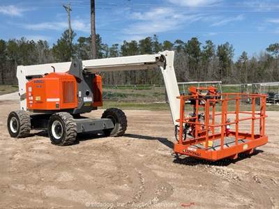 2016 Snorkel AB60J 60' 4WD Articulating Boom Lift Aerial Jib Platform ...
