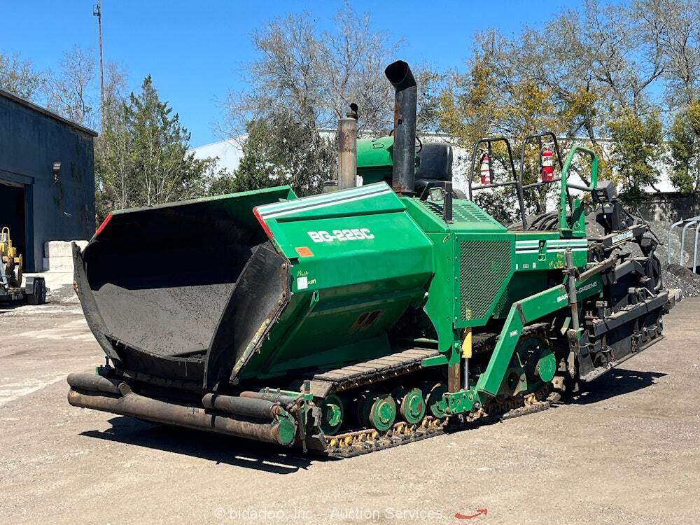 2004 Caterpillar BG-225C Tracked Asphalt Paver Crawler 8-16' Screed ...